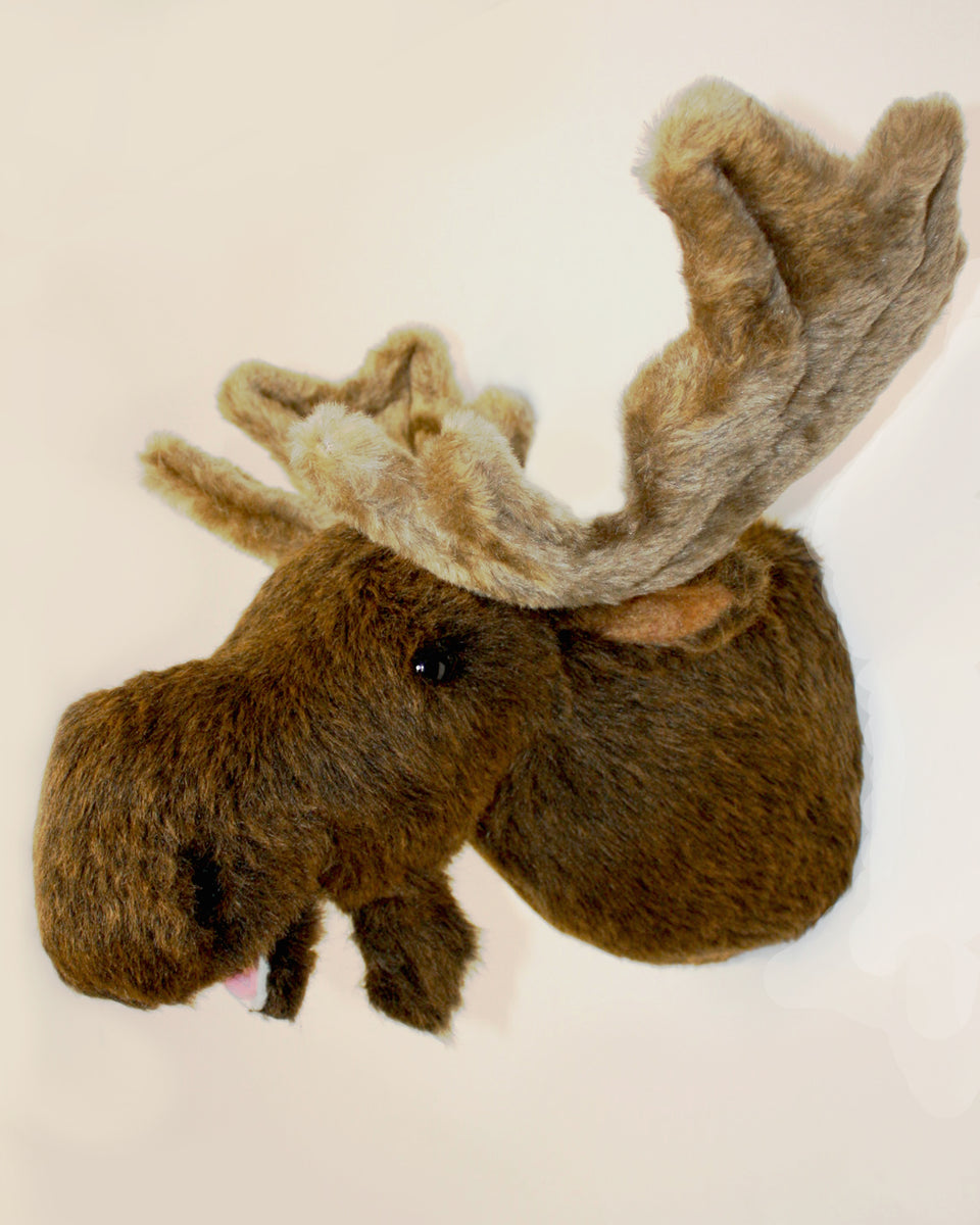 Large Plush Stuffed Moose Head – Fairgame Wildlife